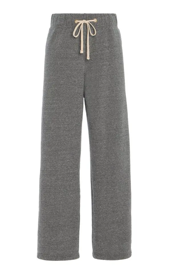 LES TIEN Eazy Cotton-blend Pants - Grey