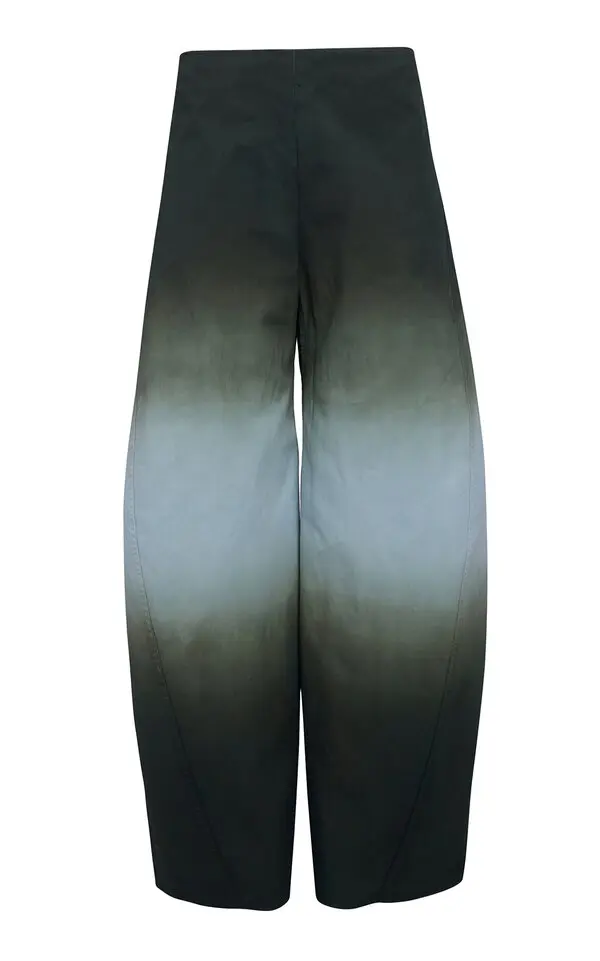 Alaïa Twisted Ombre Cotton Pants - Blue