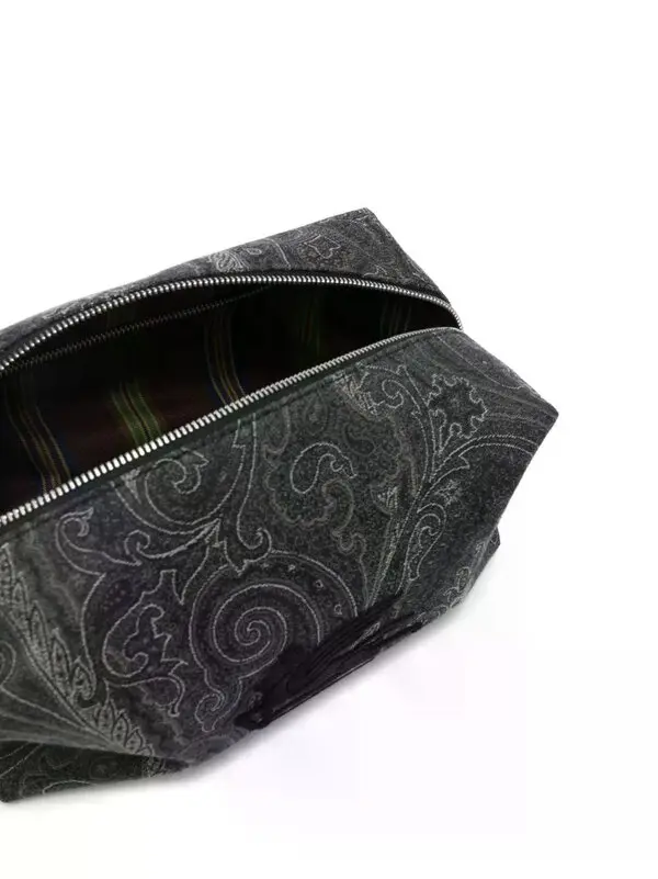 Etro Paisley-print Zipped Wash Bag