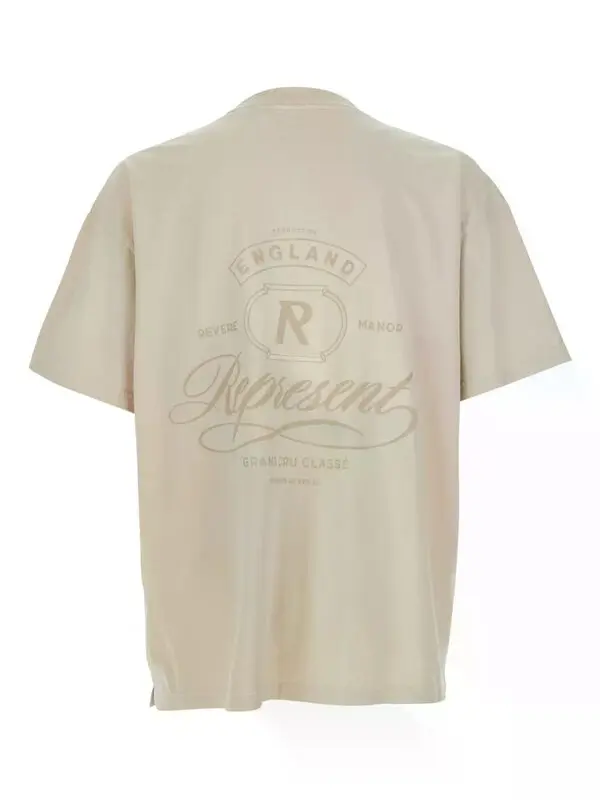 REPRESENT Gran Logo-print Crew-neck T-shirt