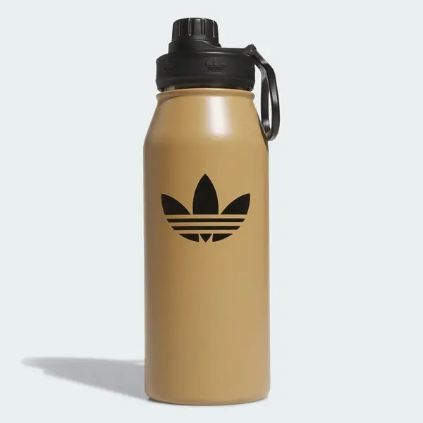 Adidas Ori L Steel 1l Metal Bottle - Cardboard / Black