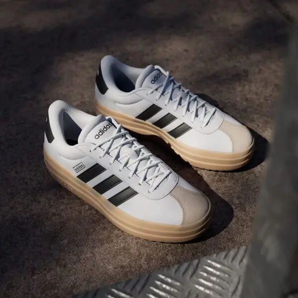 Adidas Vl Court Bold Sneakers - Cloud White / Core Black / Wonder Beige