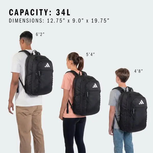 Adidas Excel 7 Backpack - Black
