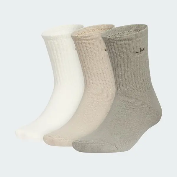 Adidas Originals Comfort 3-pack Crew Socks - Cream White