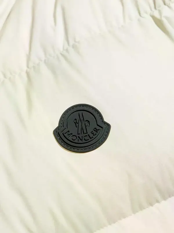 Moncler Quilted Padded Gilet With Hood - Grey