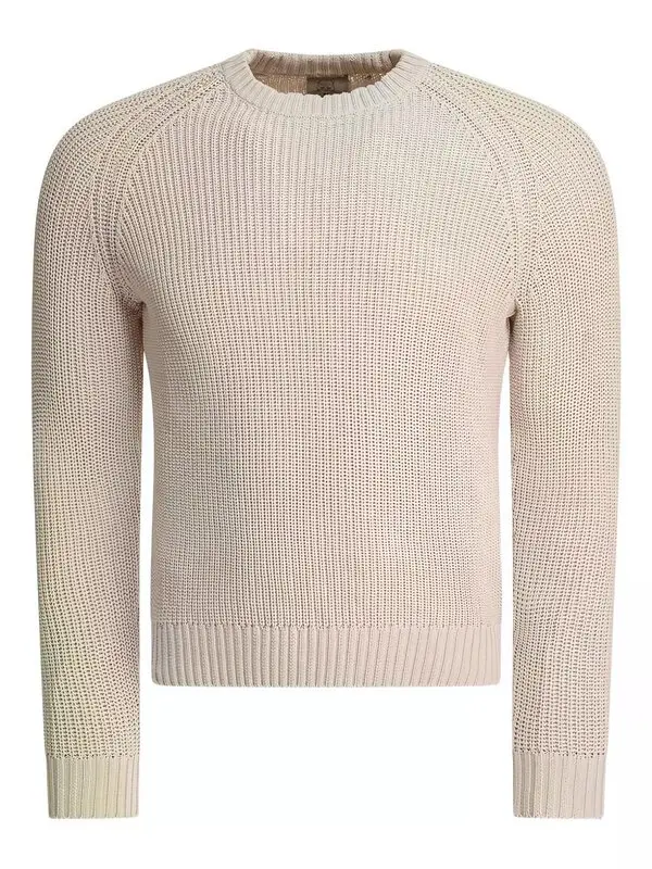 RAKKI Raglan-sleeved Cotton Sweater