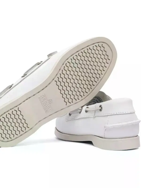 SEBAGO Docksides Portland Leather Boat Shoes - White