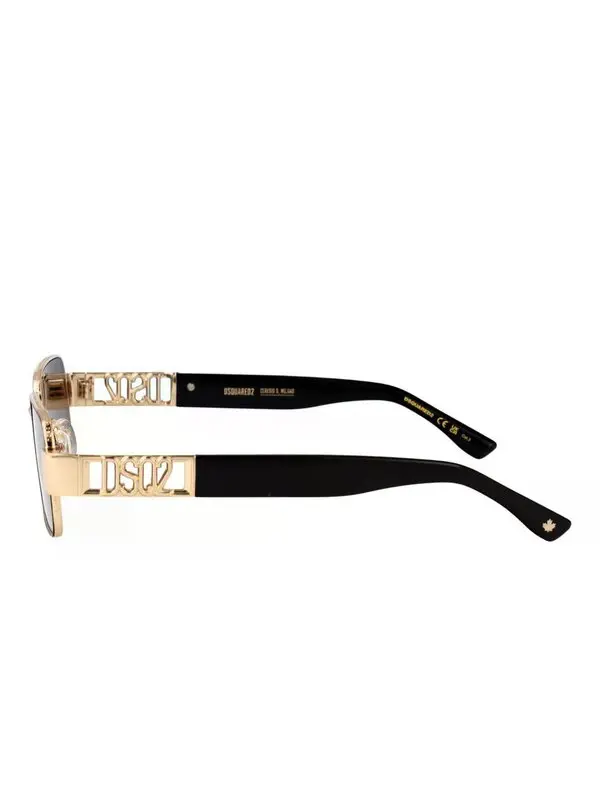 Dsquared2 0156 Rectangle Sunglasses - Black