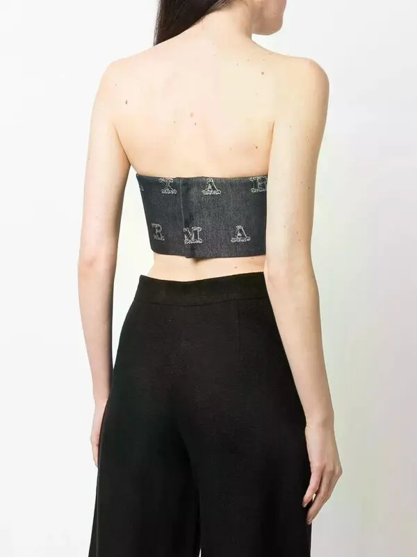 Max Mara Maxmaragram Jacquard Crop Top