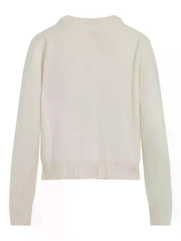 JIL SANDER Floral-embroidered Cardigan
