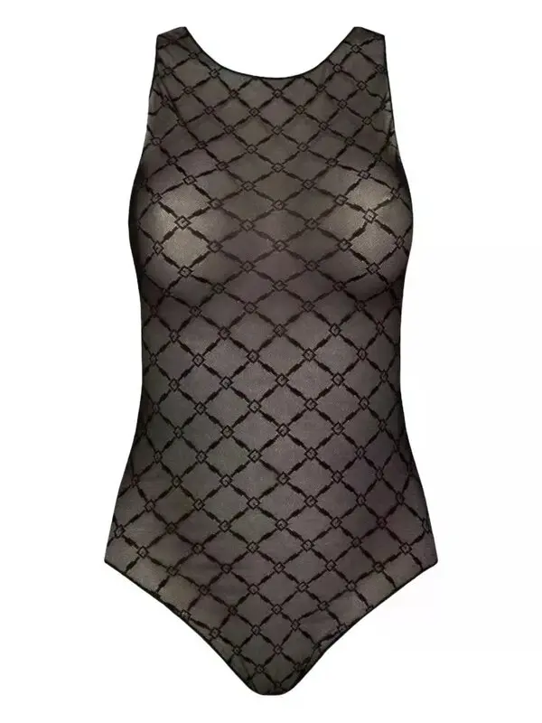 Elisabetta Franchi Geometric-pattern Bodysuit