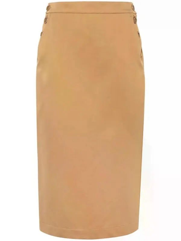 Max Mara Cresta Cotton Pencil Skirt