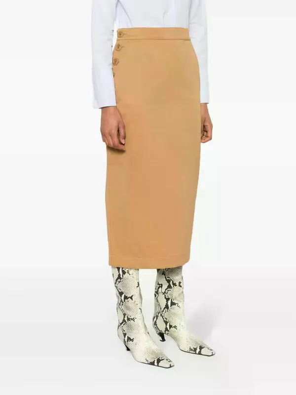 Max Mara Cresta Cotton Pencil Skirt