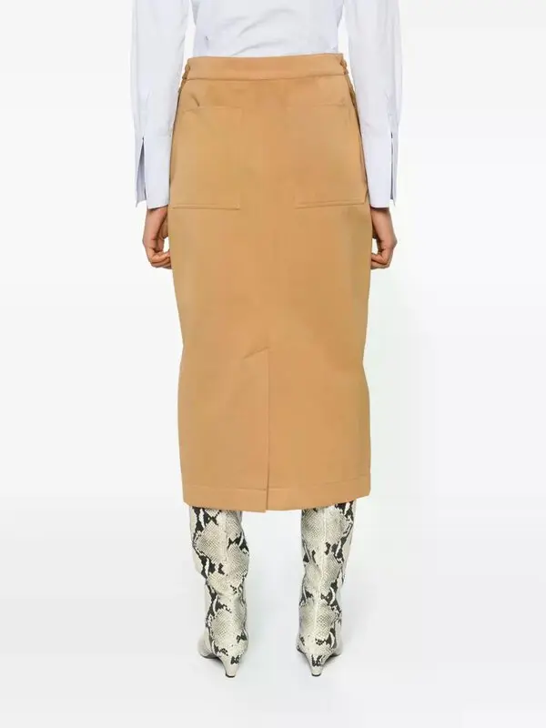 Max Mara Cresta Cotton Pencil Skirt
