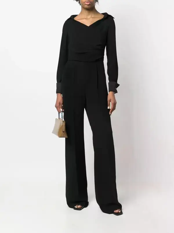 Max Mara Tailored Jumpsuit With Draped Detail