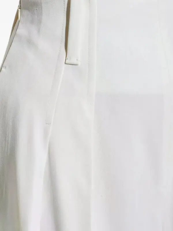 Victoria Beckham Pleated Wide-leg Trousers