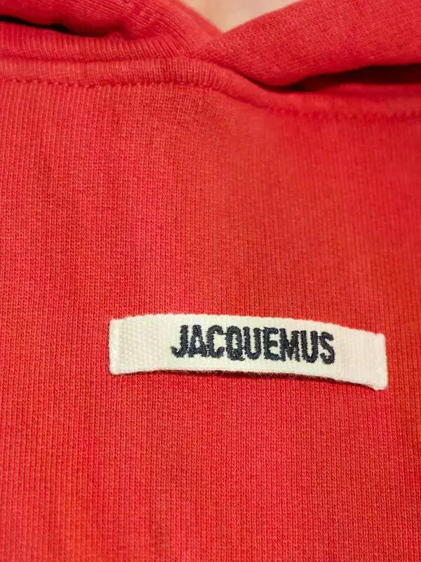 Jacquemus Logo-patch Hoodie - Red