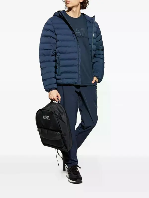 EA7 Hooded Quilted Jacket