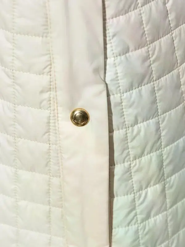 Moncler Quilted Button-fastening Midi Skirt - Neutrals