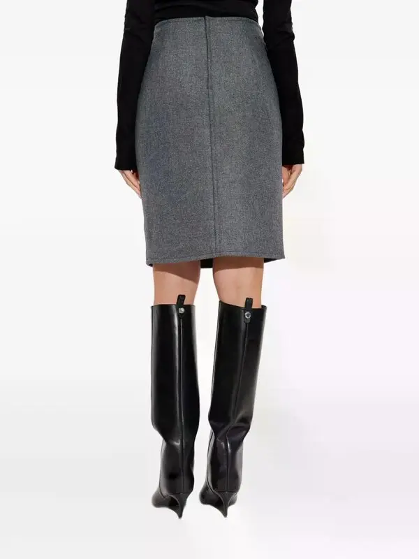 Dsquared2 Wool Pencil Skirt