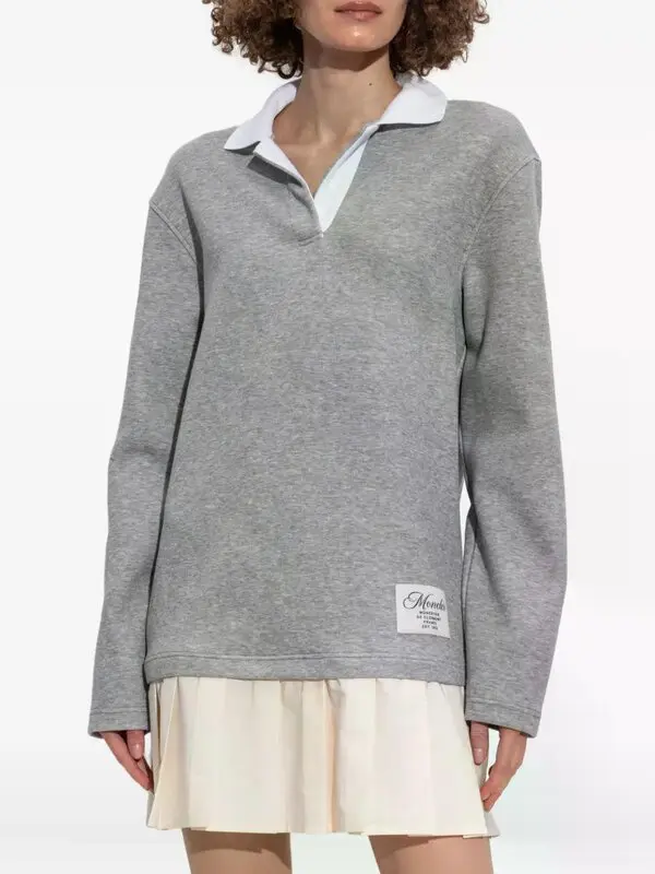 Moncler Pleated-panel Polo Dress