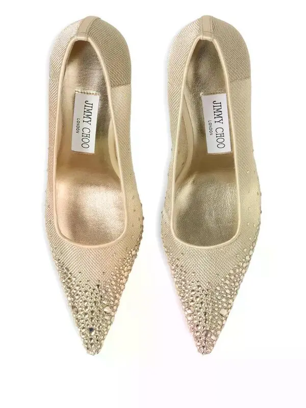 JIMMY CHOO Ixia Crystal-embellished Pumps