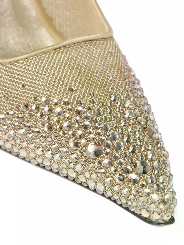 JIMMY CHOO Ixia Crystal-embellished Pumps