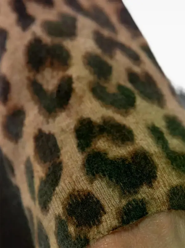 Zadig&Voltaire Rivy Animal-print Cashmere Sweater - Brown