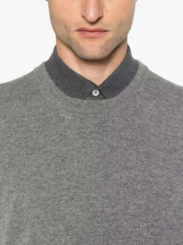 Brunello Cucinelli Cashmere Crew-neck Sweater - Grey