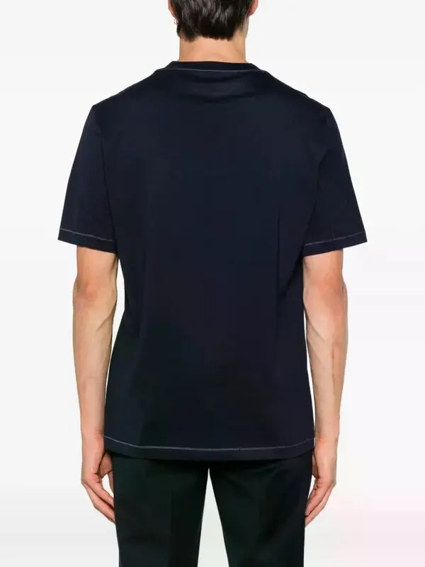 Brunello Cucinelli Embroidered Crew-neck T-shirt