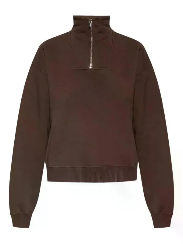 Jacquemus Logo-patch Half-zip Sweatshirt
