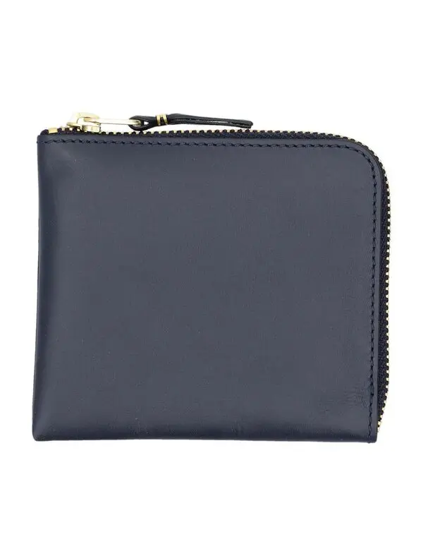 Comme Des Garçons Classic Zip Wallet - Navy