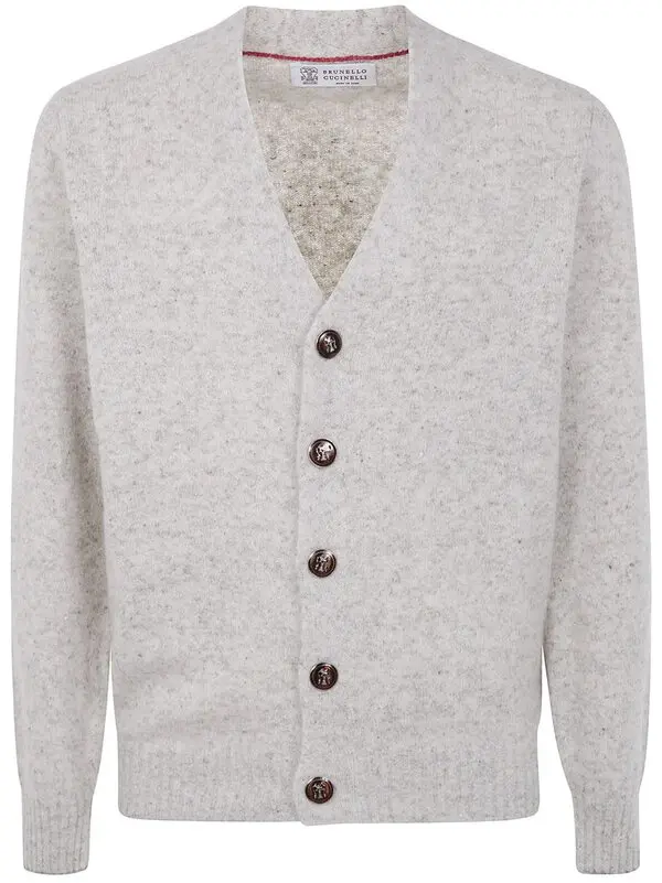 Brunello Cucinelli Classic Cardigan - Grey