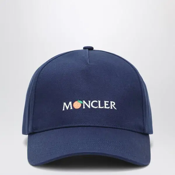 Moncler Baseball Cap With Logo - Blue
