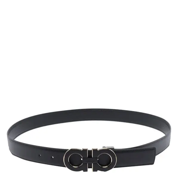 FERRAGAMO Adjustable Belt - Black
