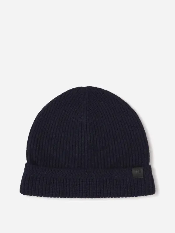 TOM FORD Wool Beanie - Midnight Blue