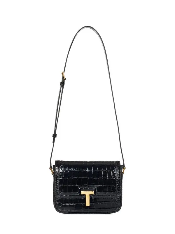 TOM FORD Wallis Small Shoulder Bag - Black