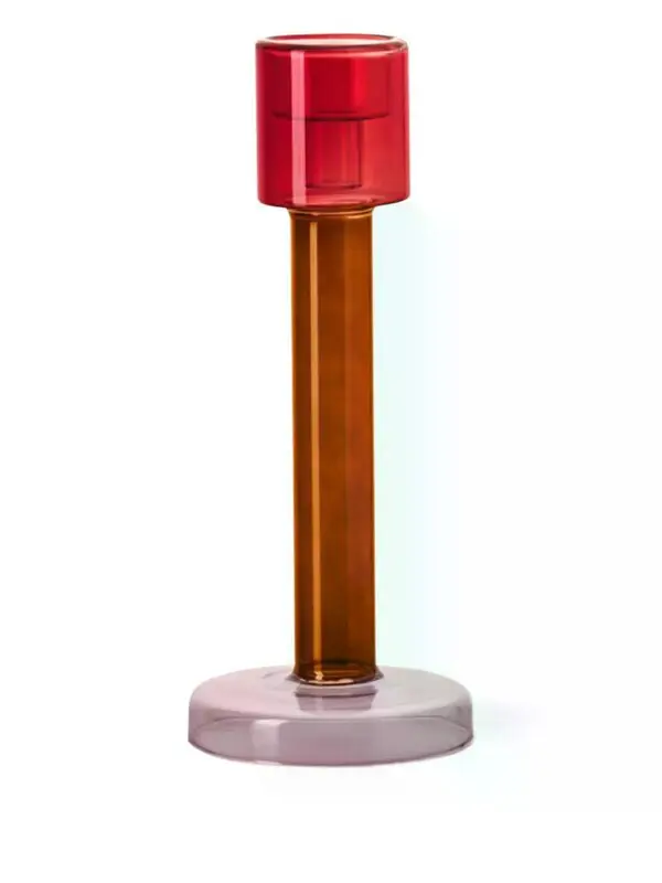 &K AMSTERDAM Bole Glass Cylindrical Candle Holder