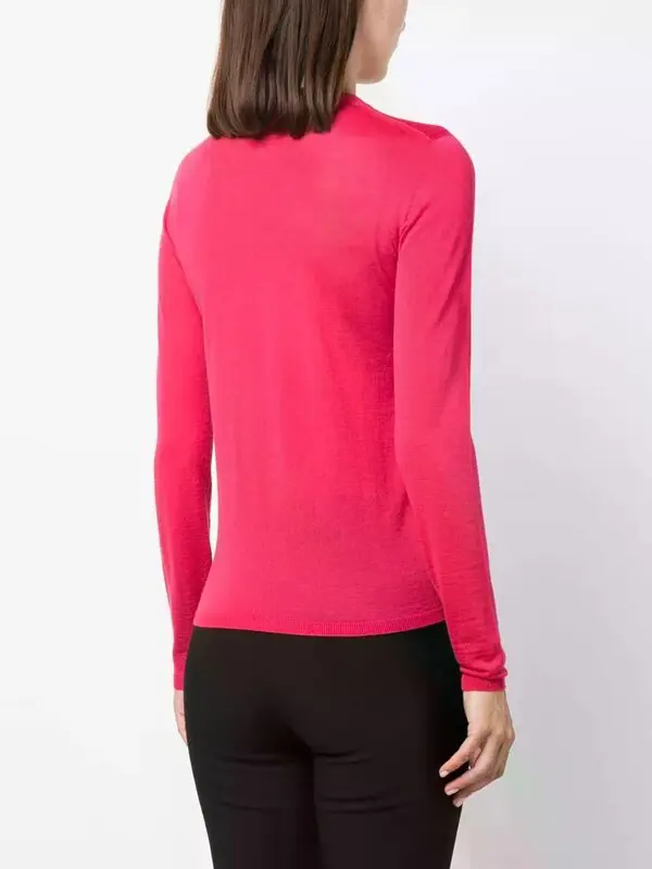Max Mara Crew-neck Ribbed-knit Top
