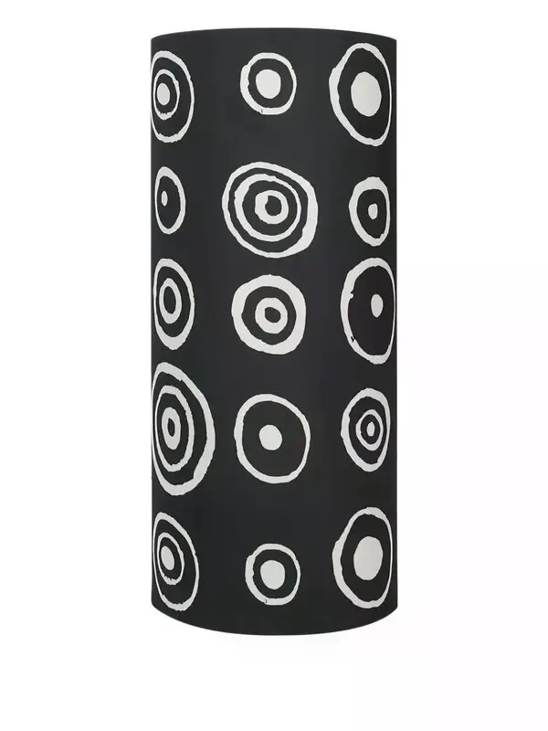 10 CORSO COMO Signature Circles Jacquard Vase - Black