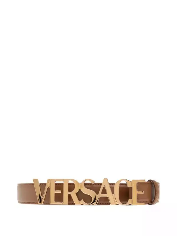 Versace Leather Belt - Brown