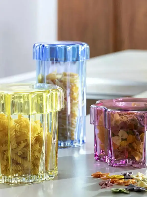 &K AMSTERDAM Astral Fluted Lidded Jar