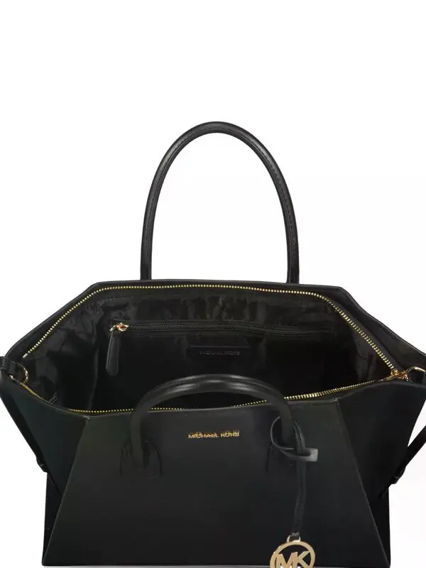 Michael Kors Avril Leather Top-zip Tote Bag