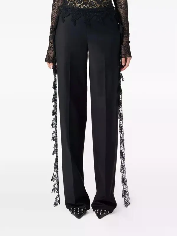 Blumarine Lace-trim Trousers