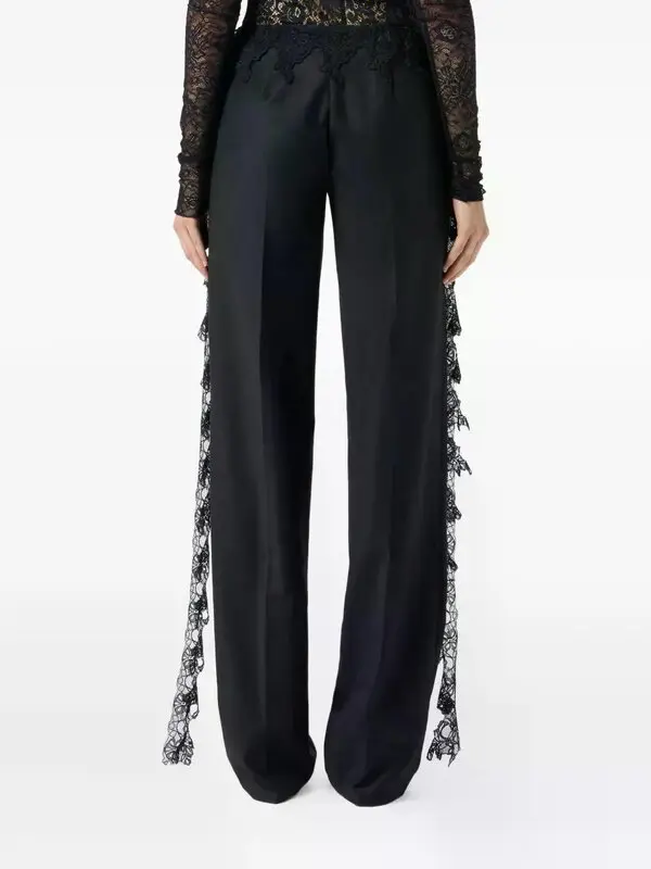 Blumarine Lace-trim Trousers
