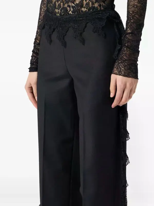 Blumarine Lace-trim Trousers