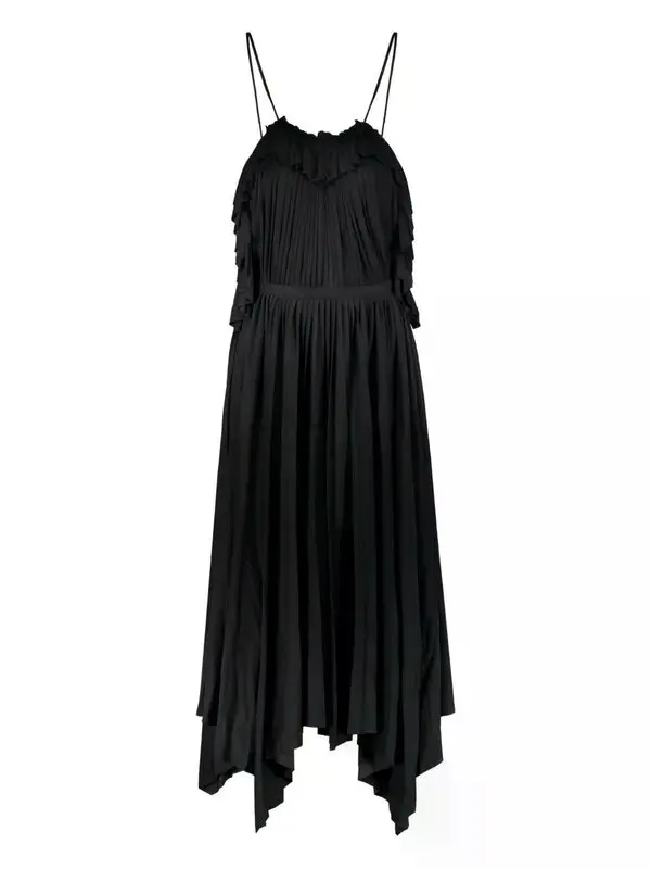 Philosophy Di Lorenzo Serafini Pleated Ruffled Dress