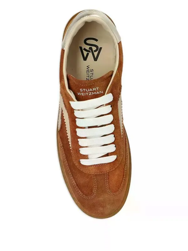 STUART WEITZMAN Runaround Suede Sneakers
