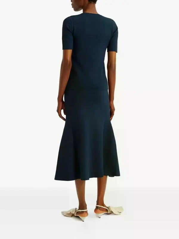 Erdem Tree-print Midi Skirt