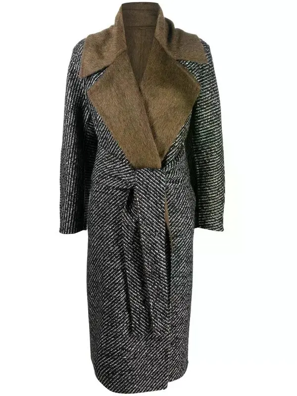 Max Mara Reversible Belted Mid-length Coat